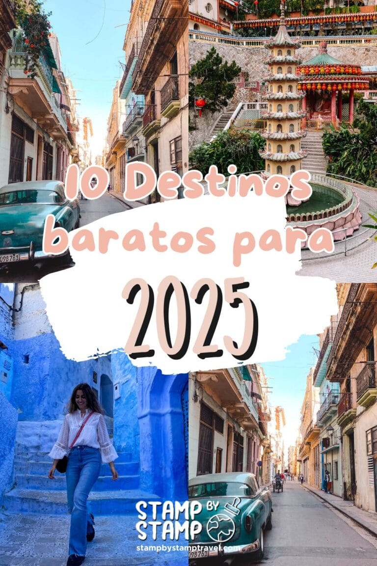 10 Destinos más baratos para viajar en 2025